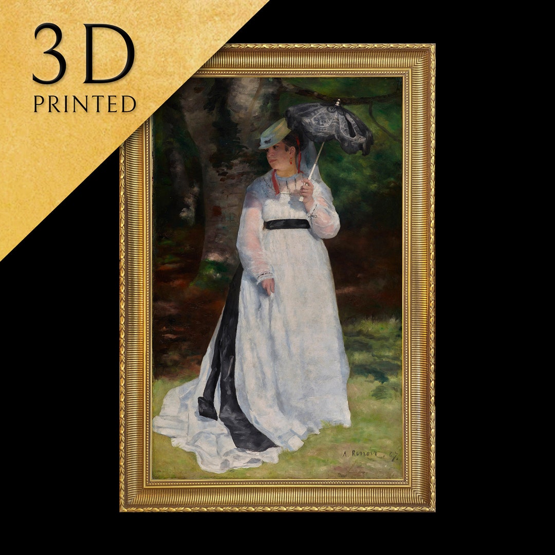 Renoir's Lise: 3D Printed Textured Oil Painting Reproduction - Etsy