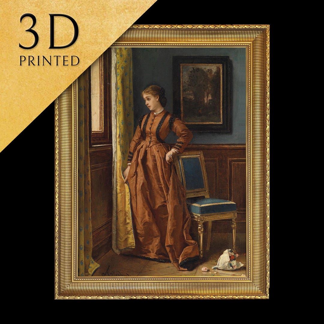 Déjà by Alfred Stevens, 3d Printed With Texture and Brush Strokes Looks ...