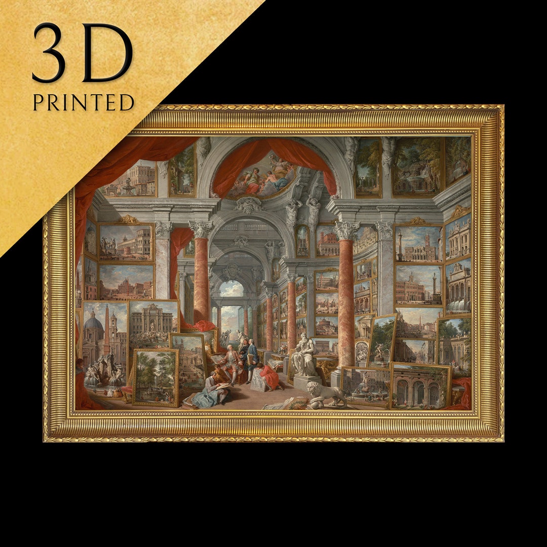 Pannini 'picture Gallery' 3D Print: Renaissance Art Reproduction - Etsy ...
