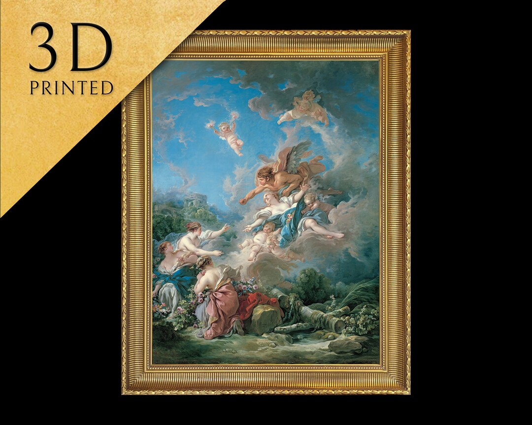 Boreas Abducting Oreithyia by François Boucher 3d Printed - Etsy