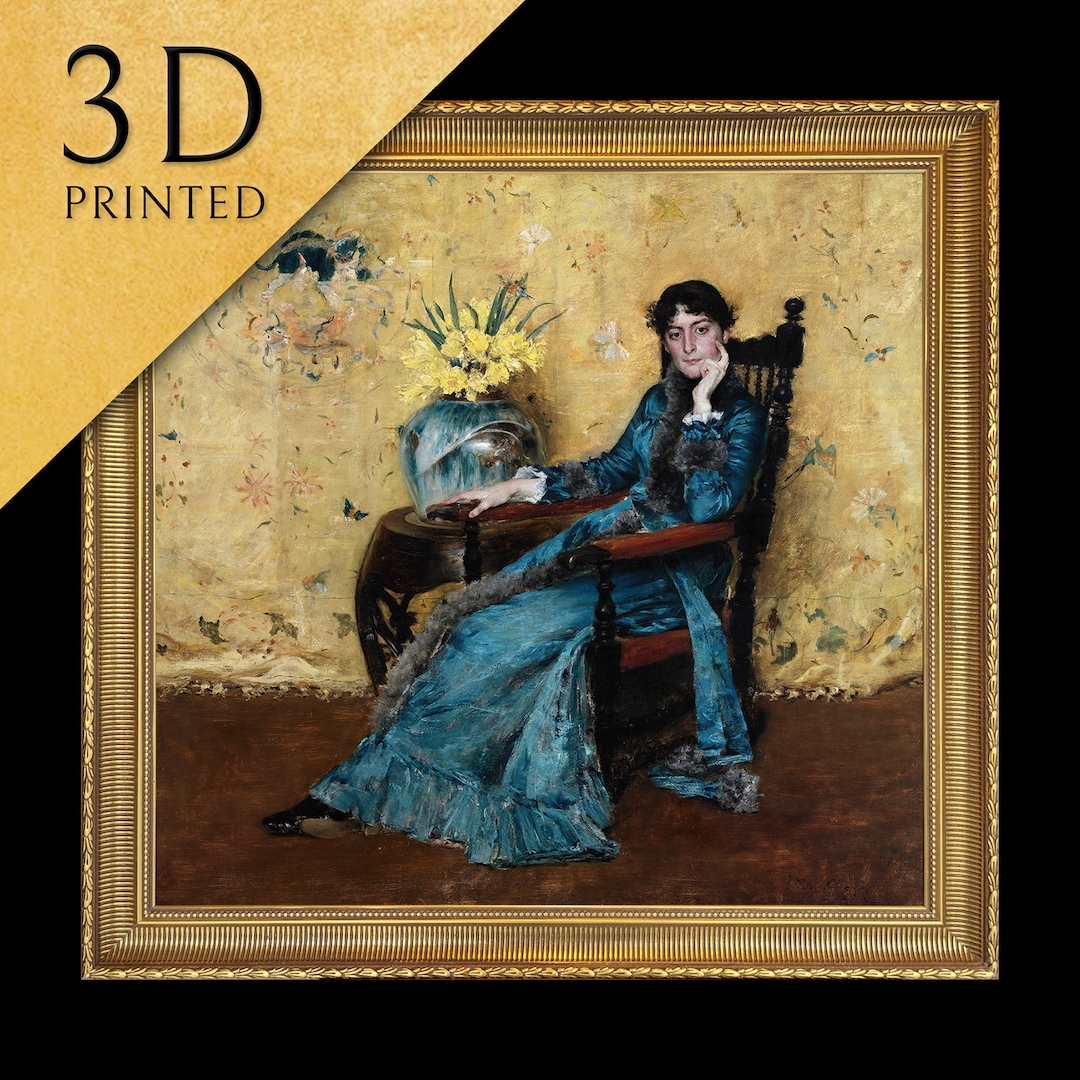 Dora Wheeler by William Chase: 3D Textured Art Print - Etsy