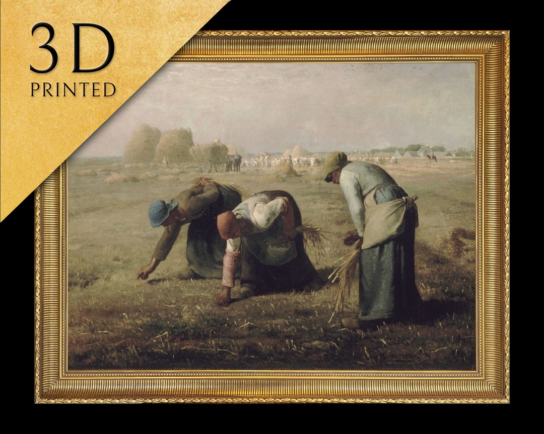 Gleaners by Jean-françois Millet 3d Printed Museum Prints - Etsy