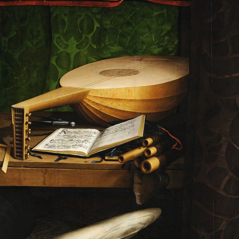 The Ambassadors by Hans Holbein: 3D Textured Print - Etsy