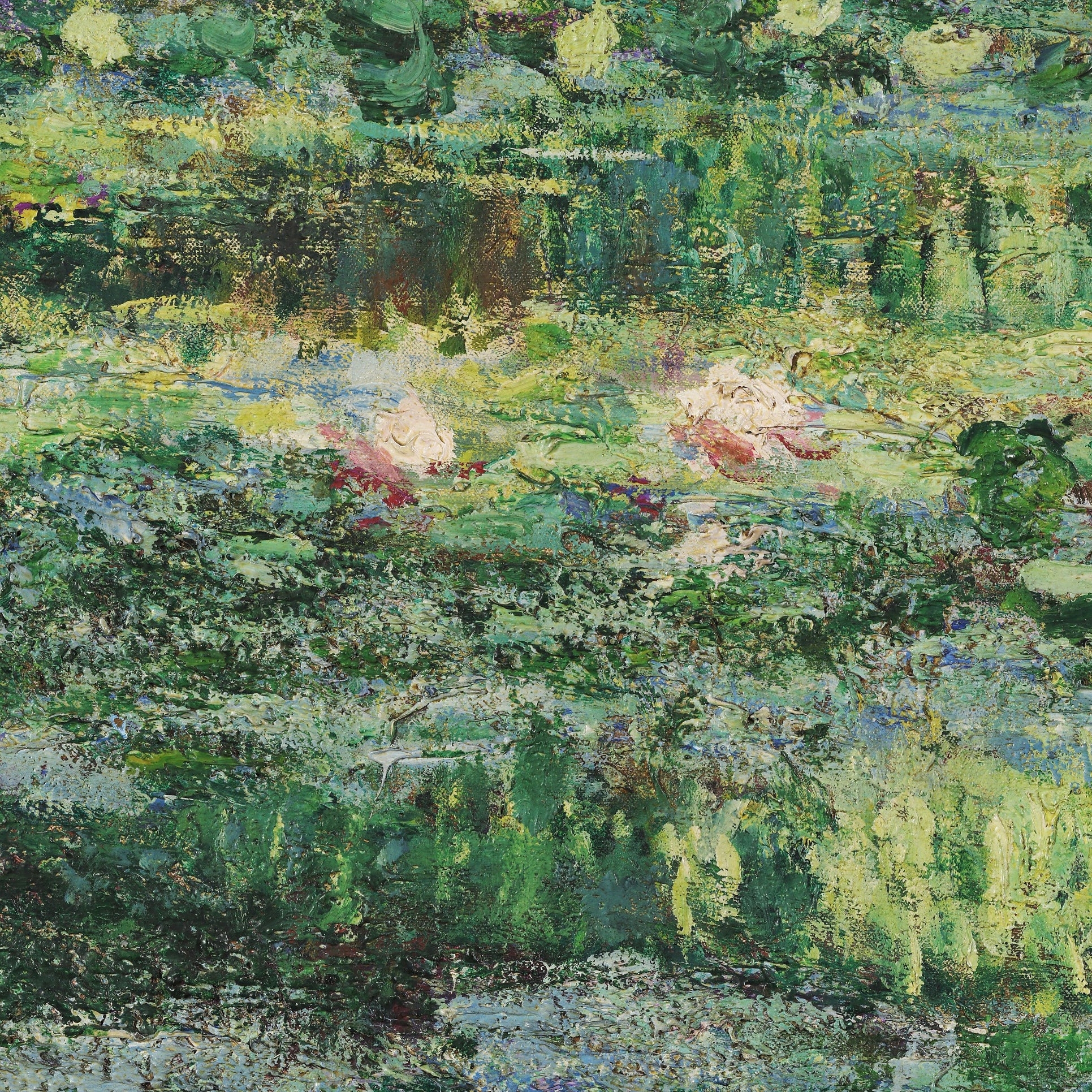 Claude Monet Water Lily Pond 3D Print: Textured Oil Painting Replica - Etsy