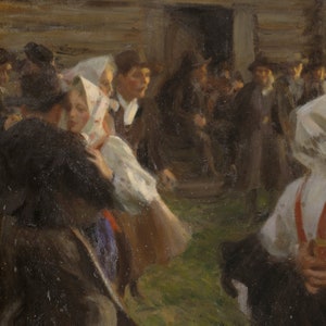 Midsummer Dance by Anders Zorn, 3d Printed With Texture and Brush ...