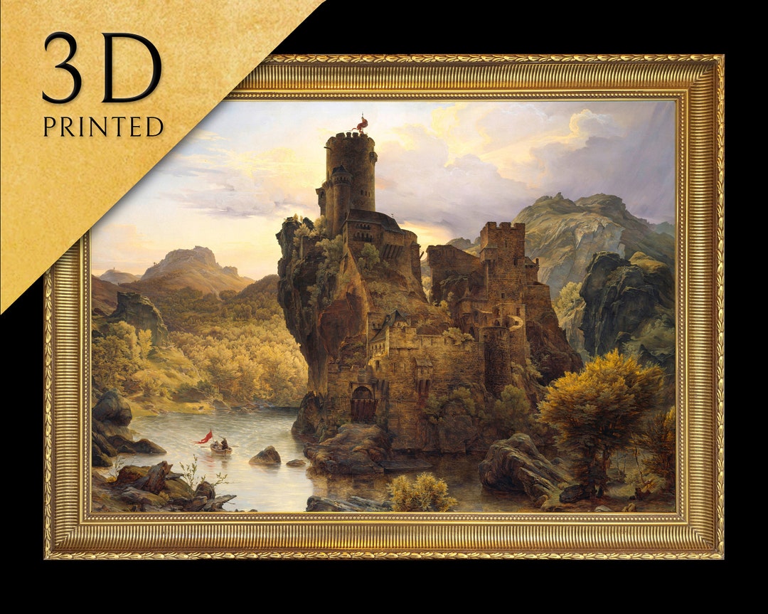 Ritterburg by Karl Friedrich Lessing 3d Printed Museum - Etsy