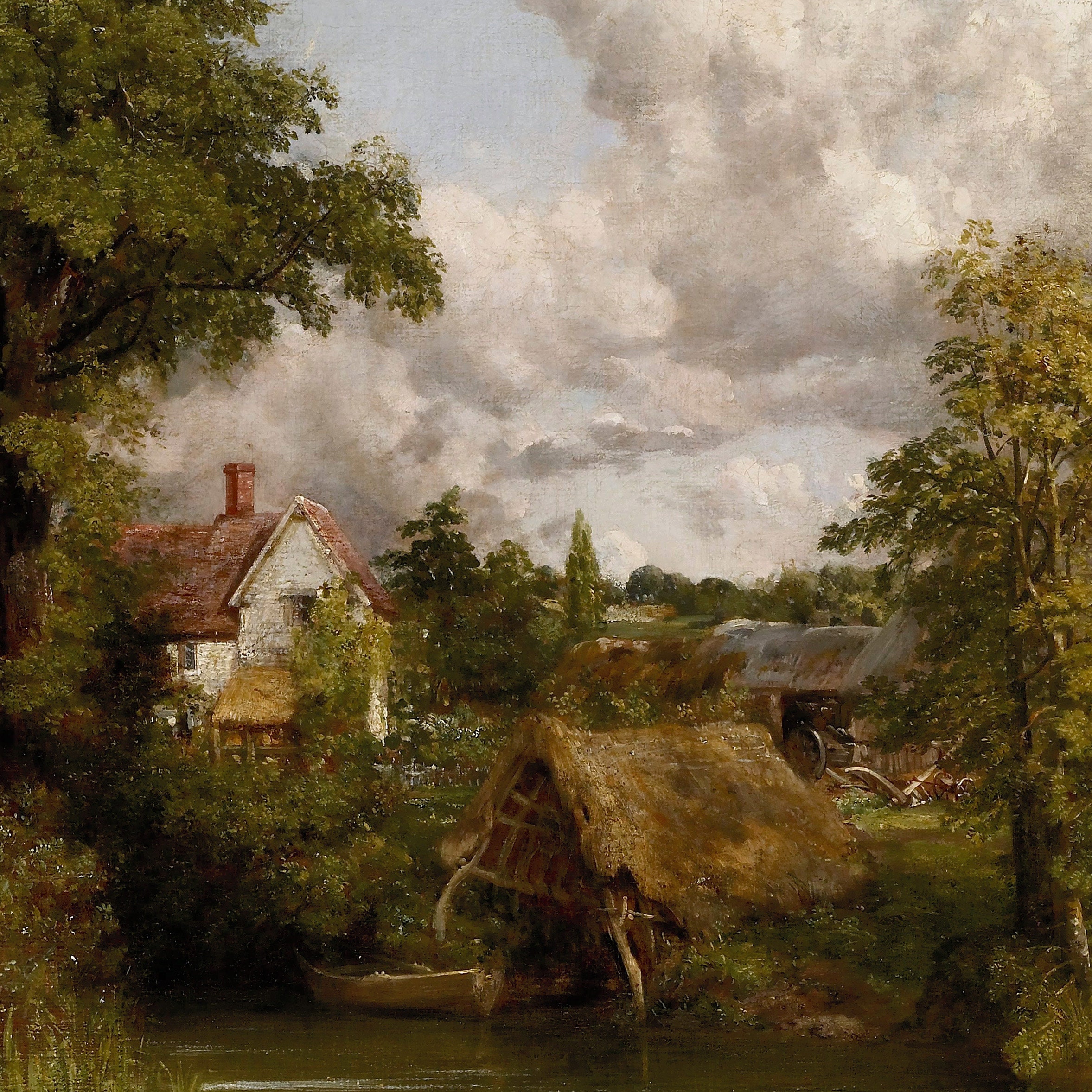 The White Horse by John Constable: 3D Printed Textured Oil Painting - Etsy