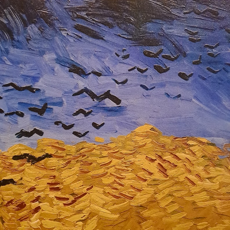 Crows by Vincent Van Gogh 3d Printed Famous Painting Museum - Etsy