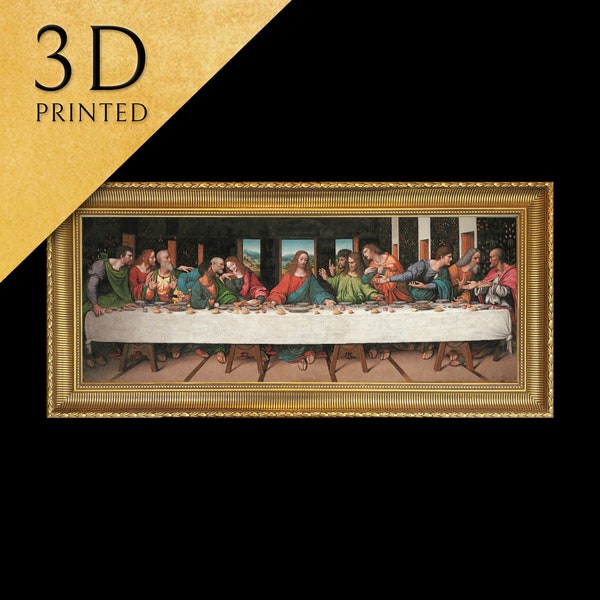 Leonardo Da Vinci Last Supper Print - Etsy