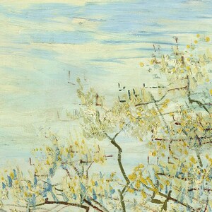 The White Orchard by Vincent Van Gogh, 3d Printed With Texture and ...