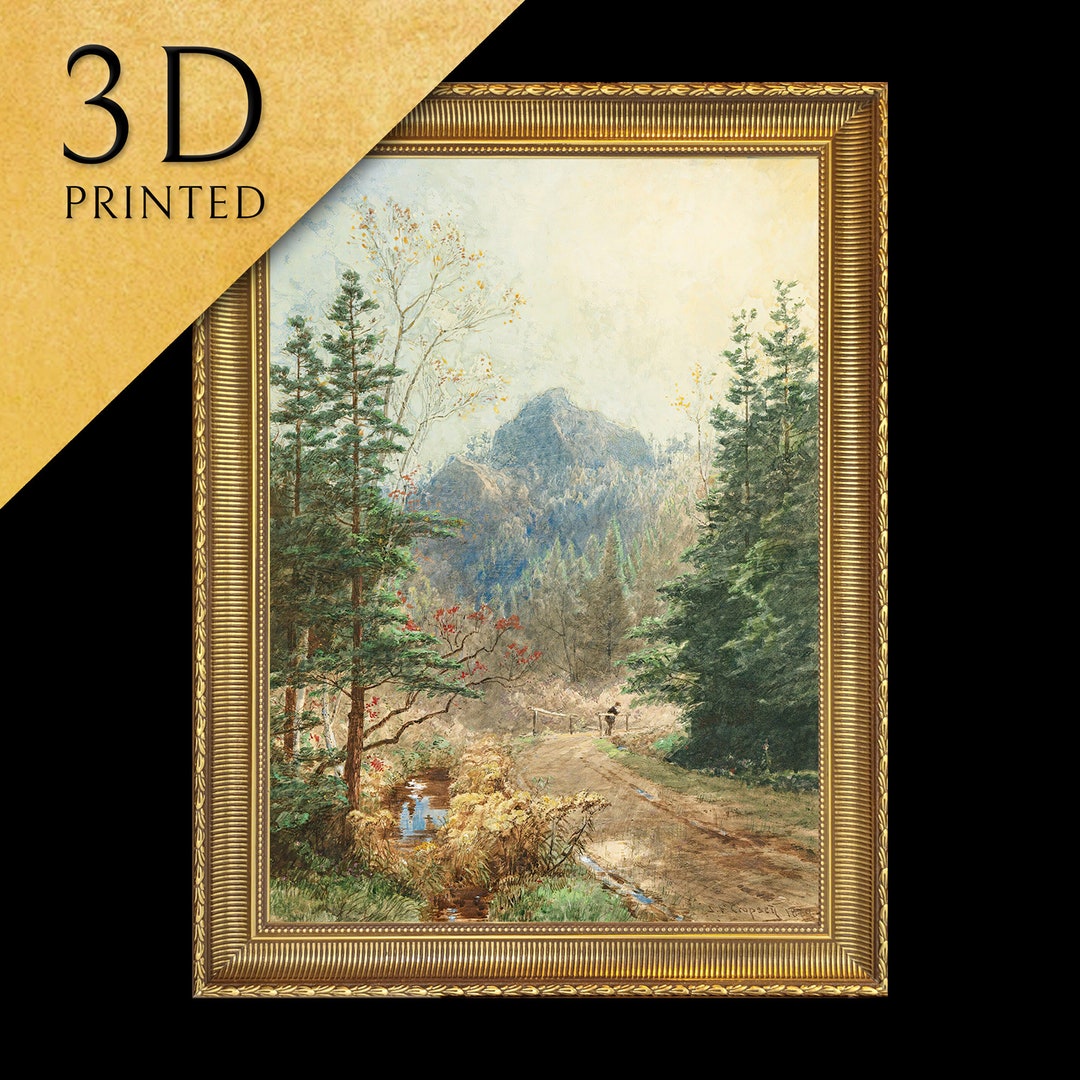 Greenwood Notch, New Jersey by Jasper Francis Cropsey,3d Printed With ...