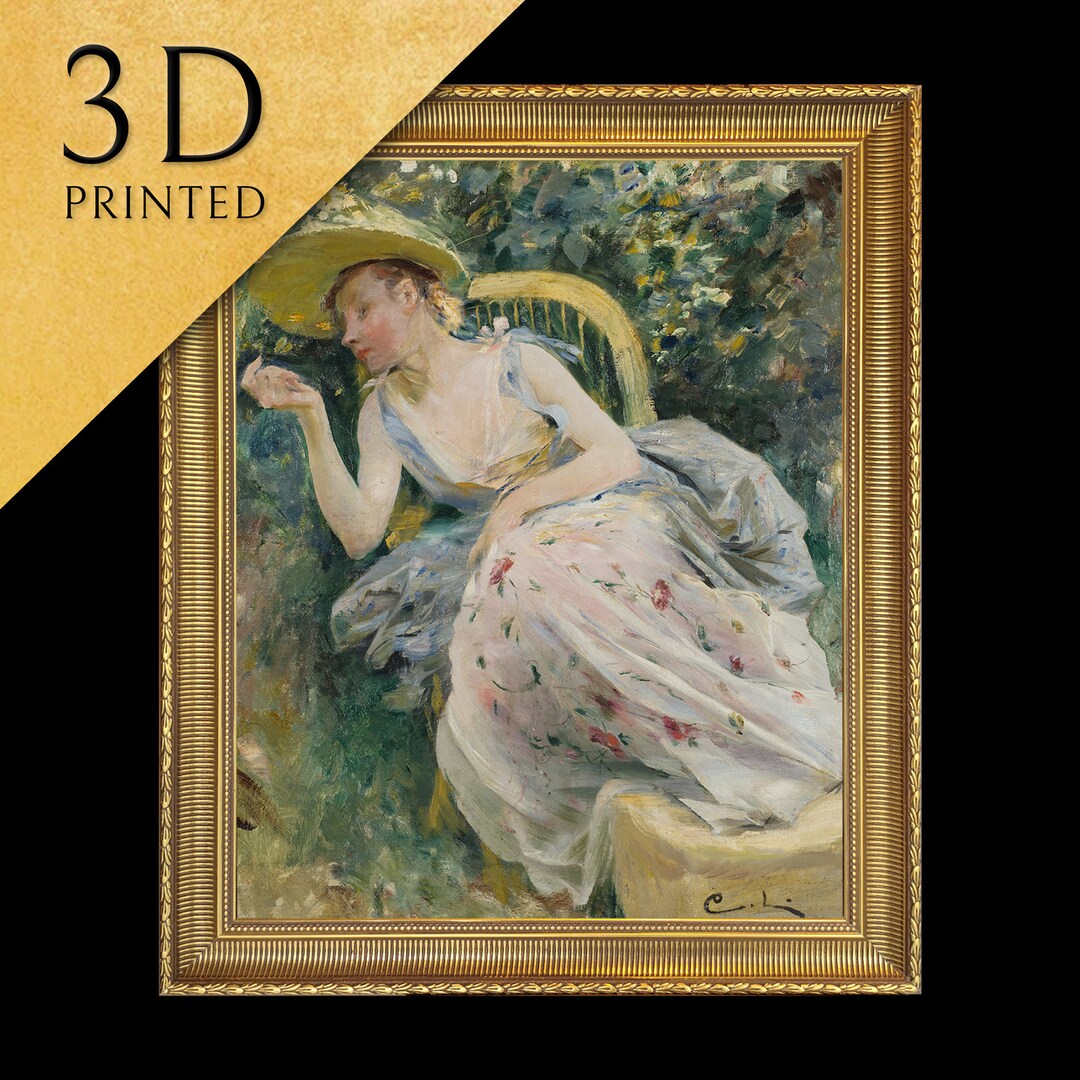 Carl Larsson Rokoko 3D Print: Textured Oil Painting Reproduction - Etsy