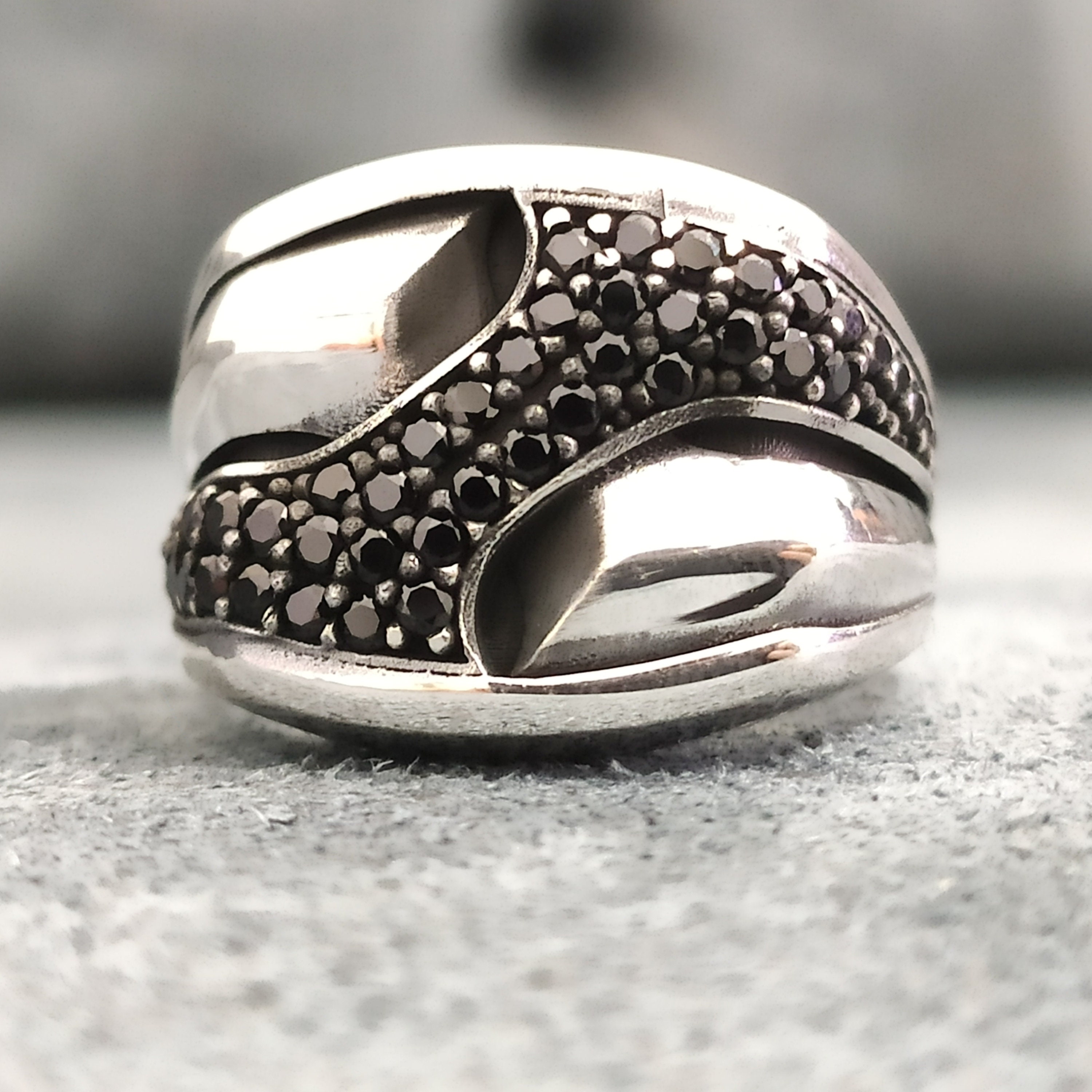 Sterling Silver Men Ring, 925K Silver Men Ring, Mens Silver Jewelry ...