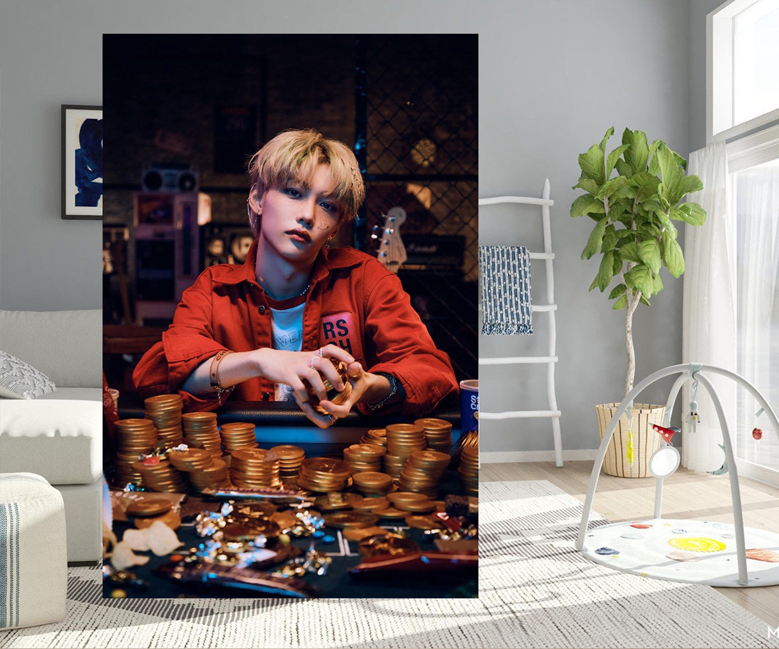Lee Felix Poster Straykids Poster Art Music Poster Wall | Etsy