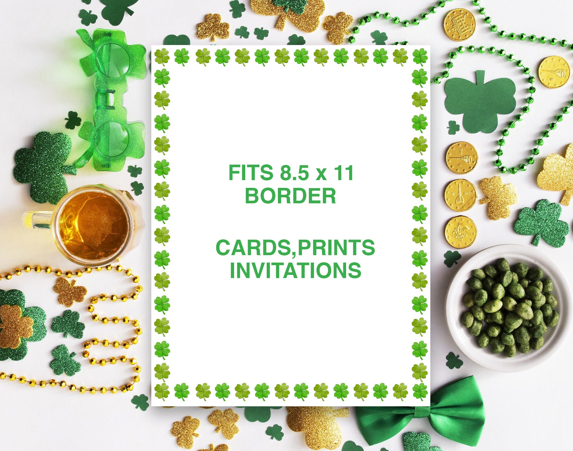 Watercolor St Patricks Day Border Clipart - Saint Patricks Day Clip Art ...