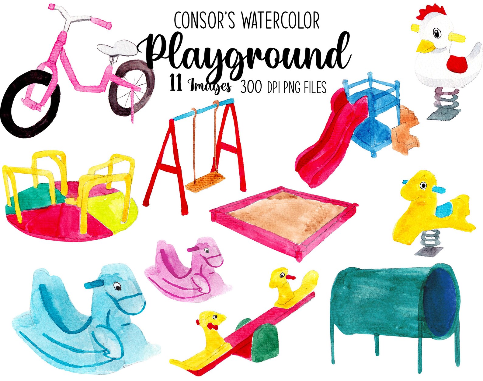 Playground Clipart Kid Clip Art School Clipart - Etsy