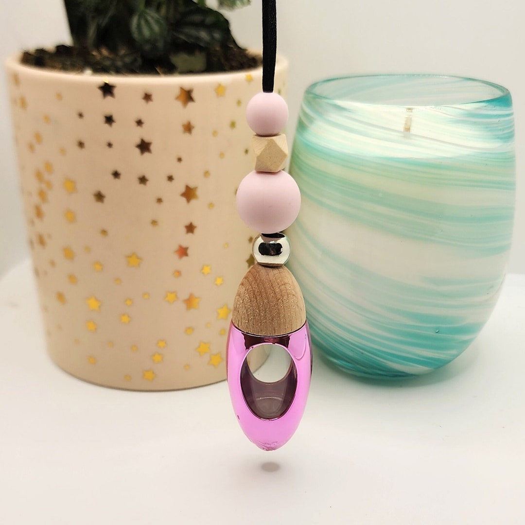 Pink Car Diffusers | Car Diffusers | Marguerite Beads - Etsy