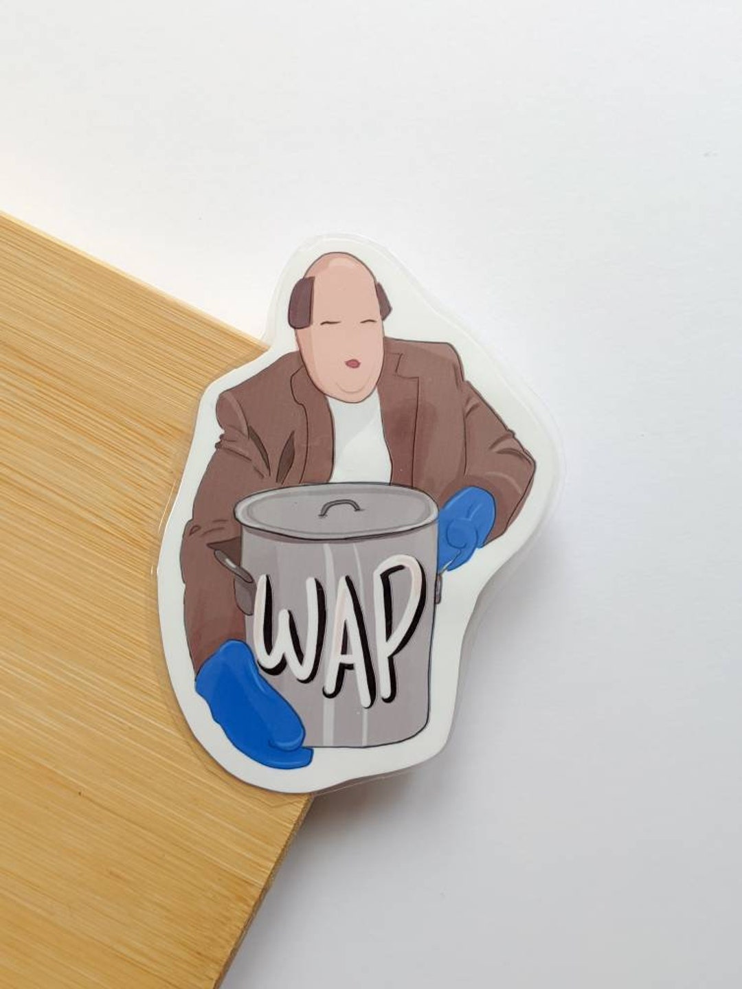 The Office Kevin WAP Sticker, Vinyl Matte, Laminated, Funny Stickers ...