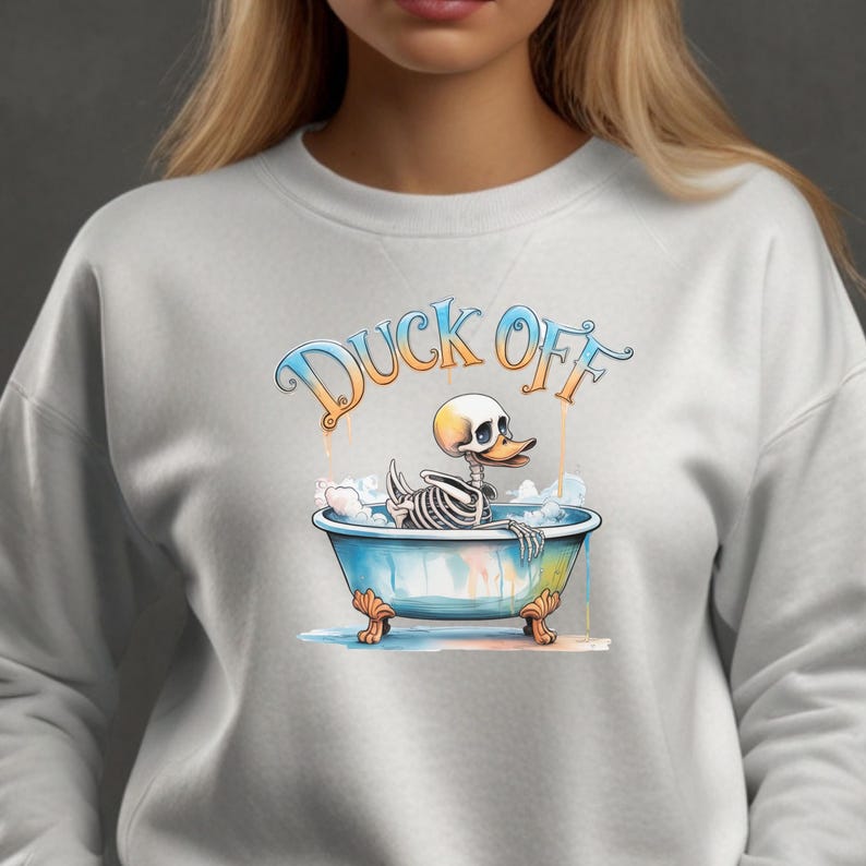 Duck off PNG, Funny Rubber Duck Clipart, Sassy Cute Duck, Sublimation ...