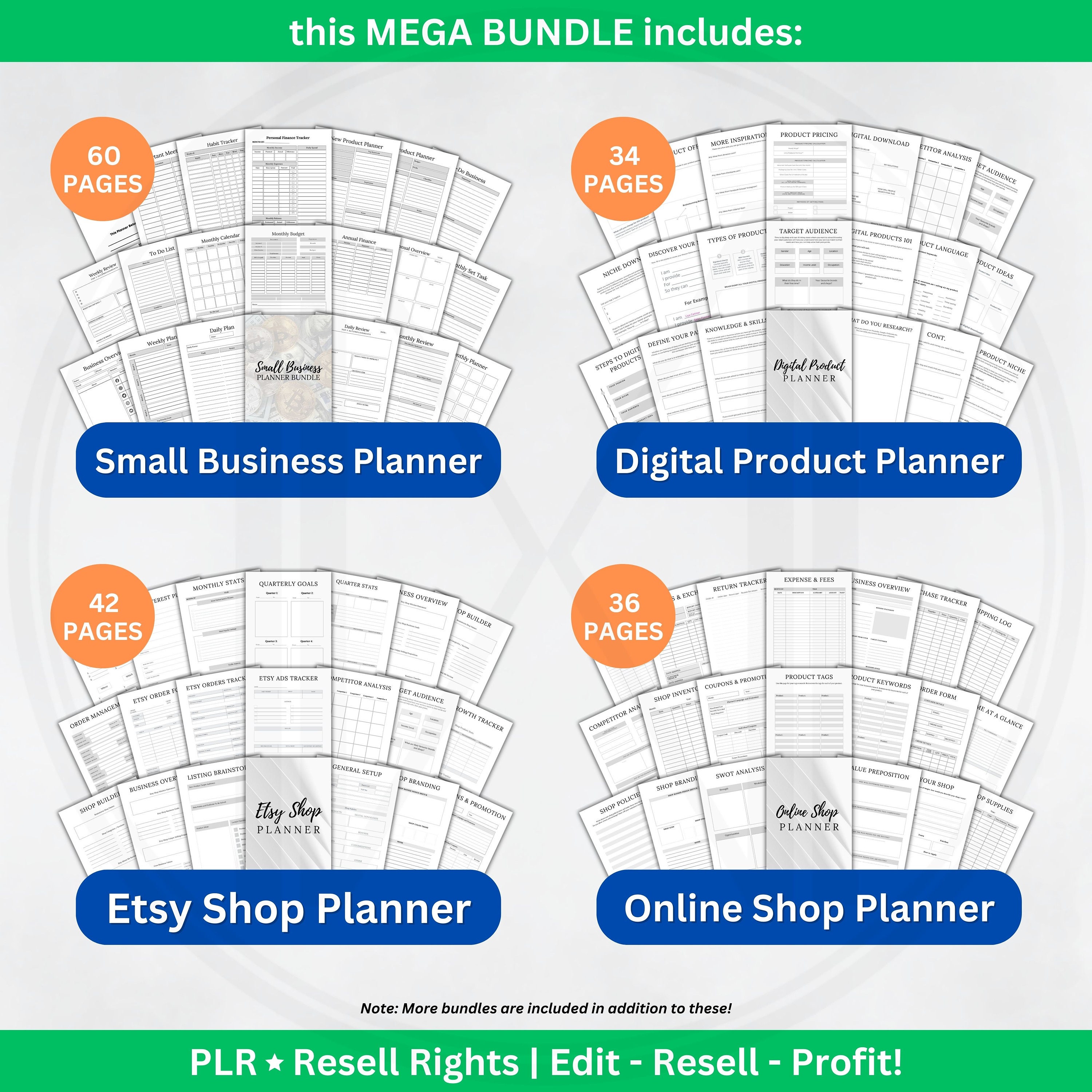 Business Plan Templates Bundle Printable Small Business - Etsy