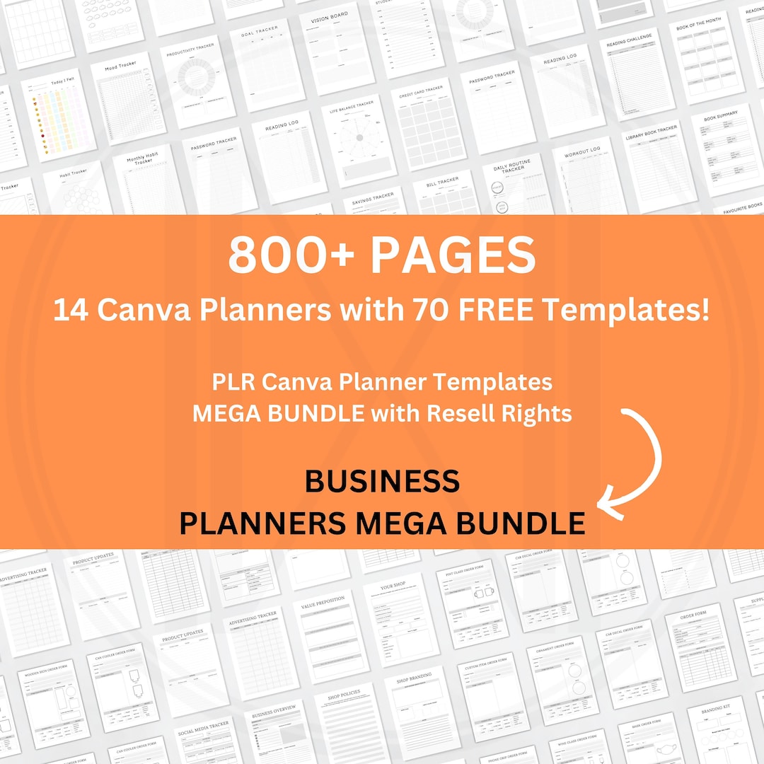 Business Plan Templates Bundle Printable Small Business - Etsy