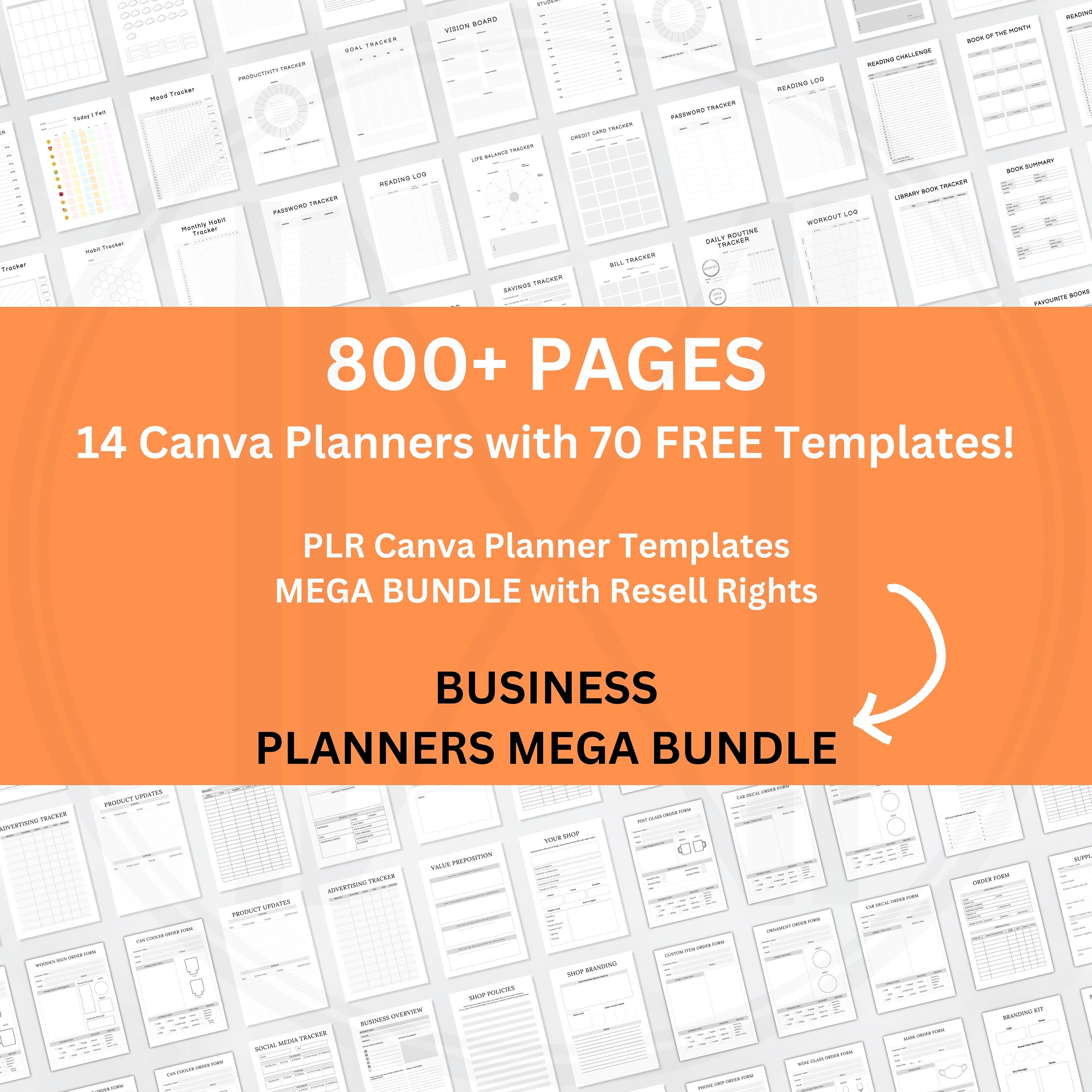 Business Plan Templates Bundle Printable Small Business - Etsy