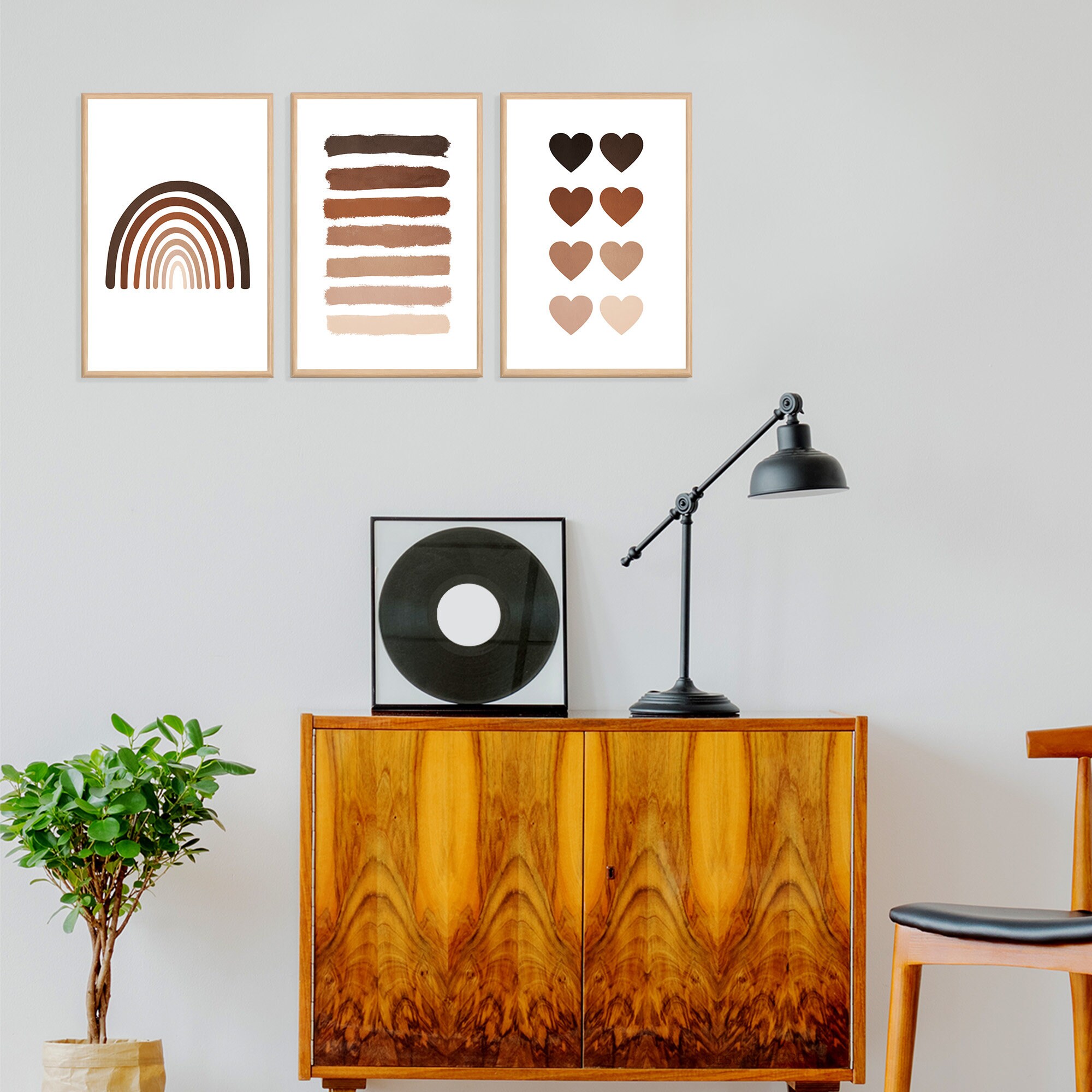 Home Décor Wall Décor Nursery Decor Skin Tone Diversity Set of 3 Pieces ...