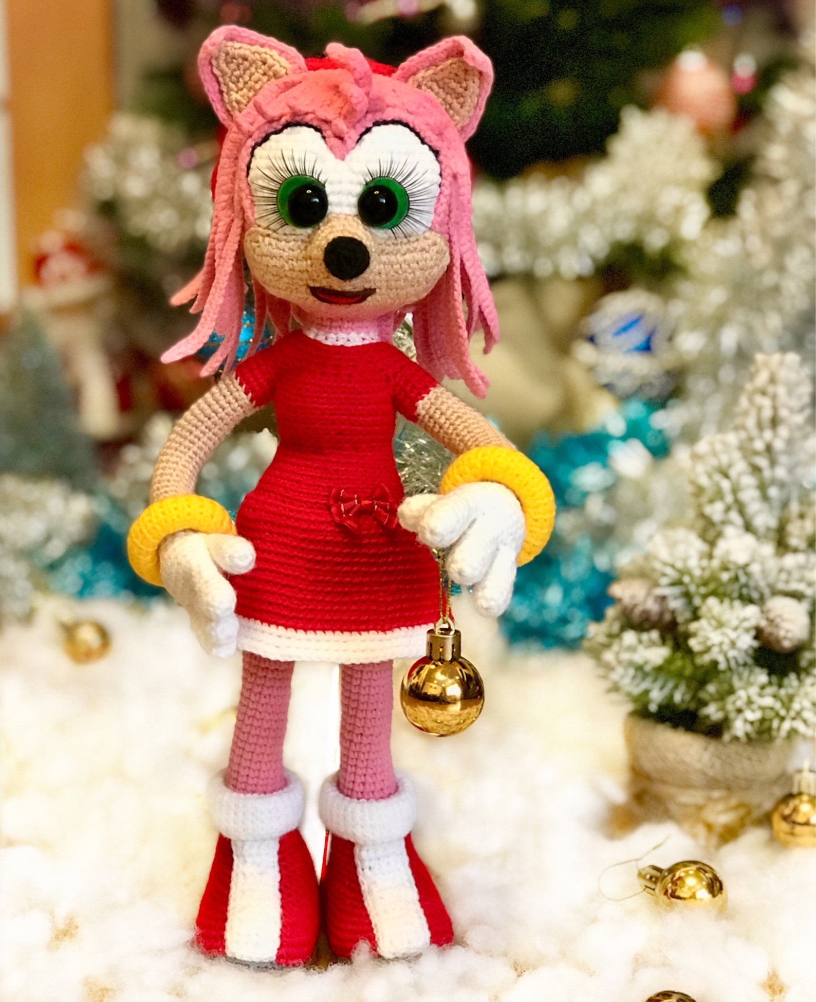 Crochet pattern toy Amy Rose. Amigurumi doll hedgehog Amy. PDF | Etsy