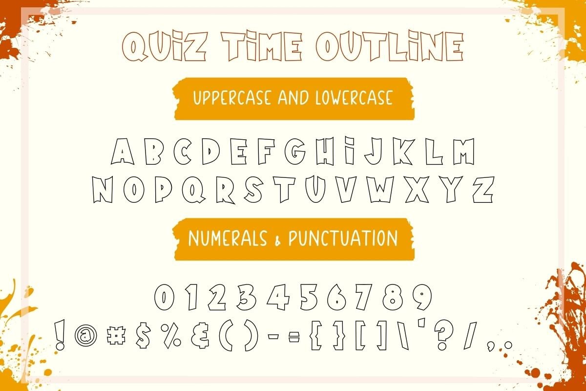 Quiz Time Sport Font Game Font Handwriting Fonts Canva - Etsy Canada