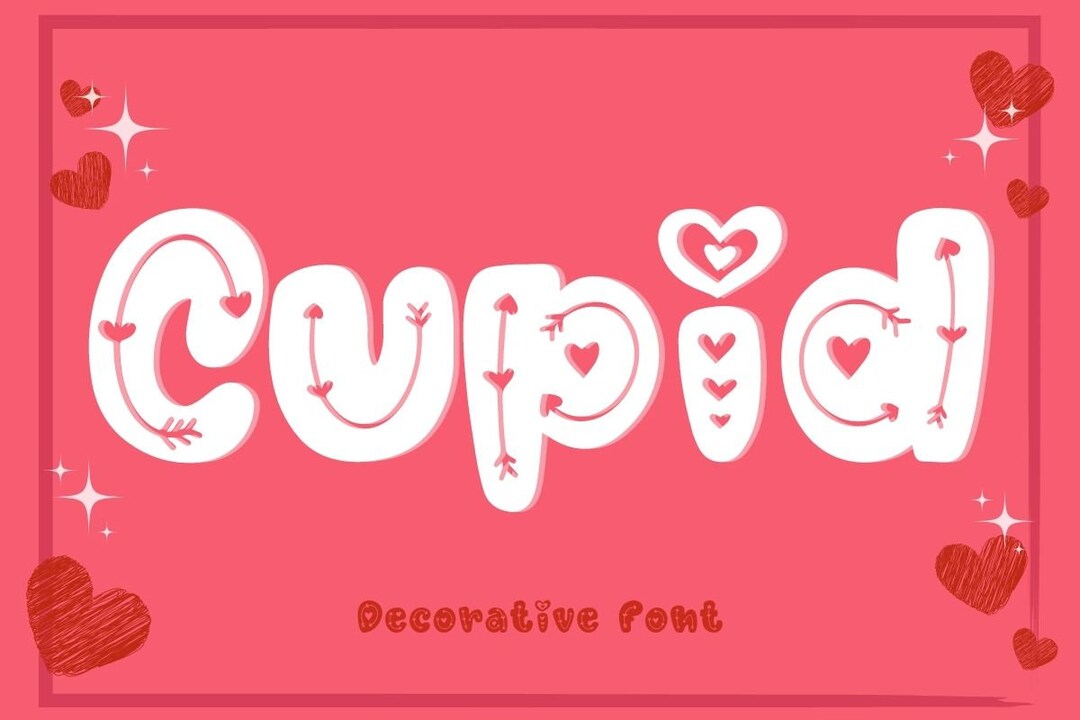 Valentine Fonts, Fonts With Heart, Cute Handwritten Fonts, Handwriting ...