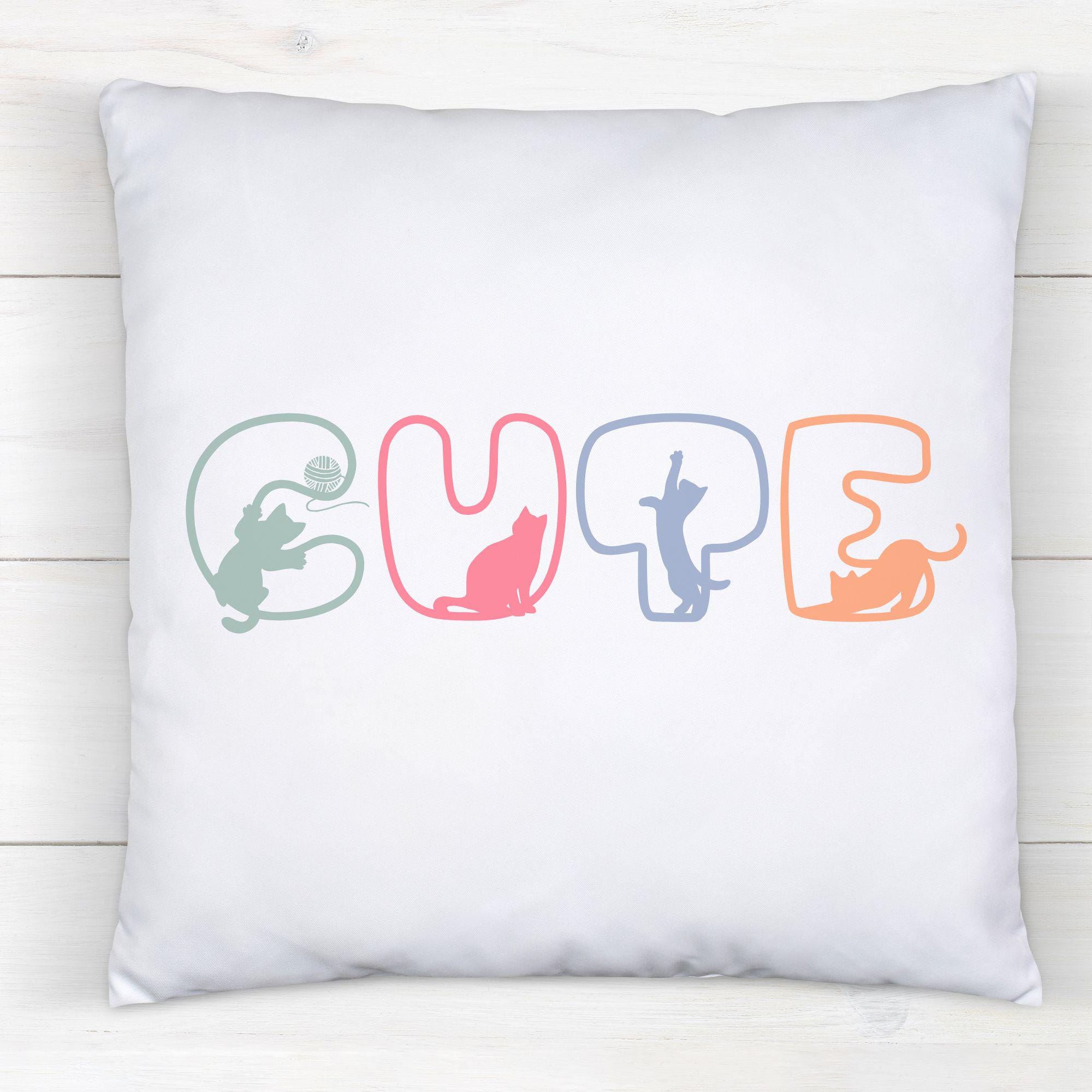 Cute Alphabet SVG With Cat Doodle, Alphabet Letters and Numbers ...
