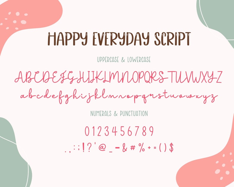 Handwritten Script Fonts Duo, Handwriting Fonts Duo, Goodnotes Fonts ...