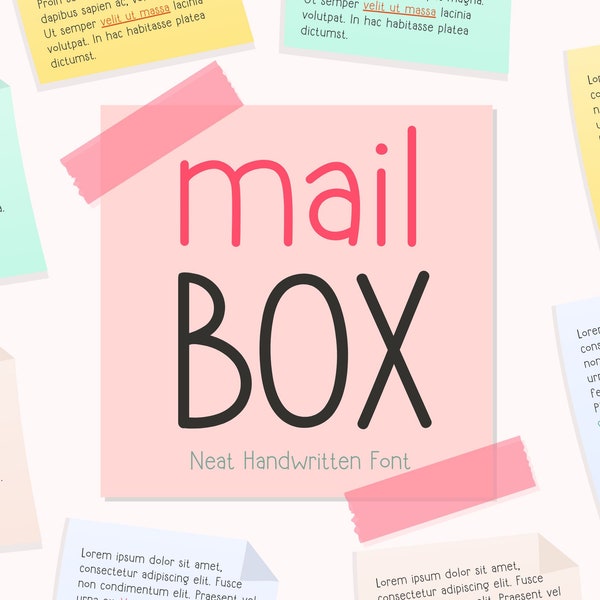 Script Font Mailbox - Etsy