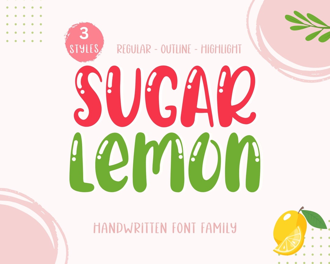 Neat Handwritten Fonts, Cute Handwriting Fonts, Outline Fonts, Bubble ...