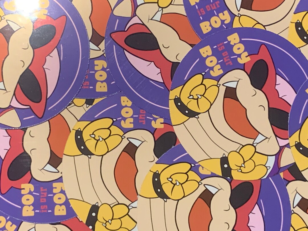 Mario Bros Roy Glossy Vinyl Sticker - Etsy