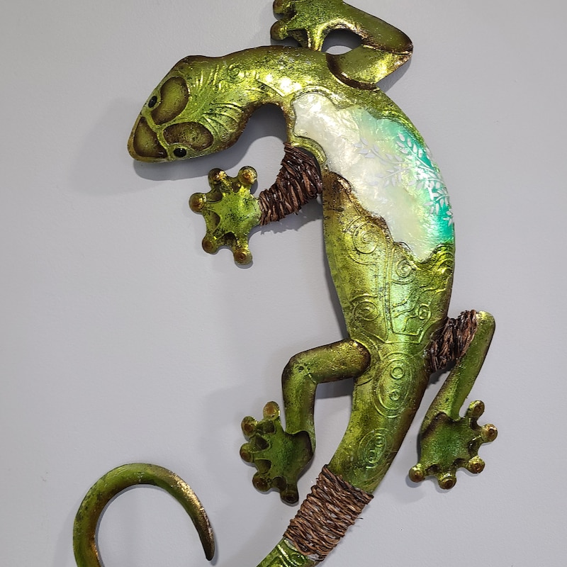 Gecko Wall Art - Etsy