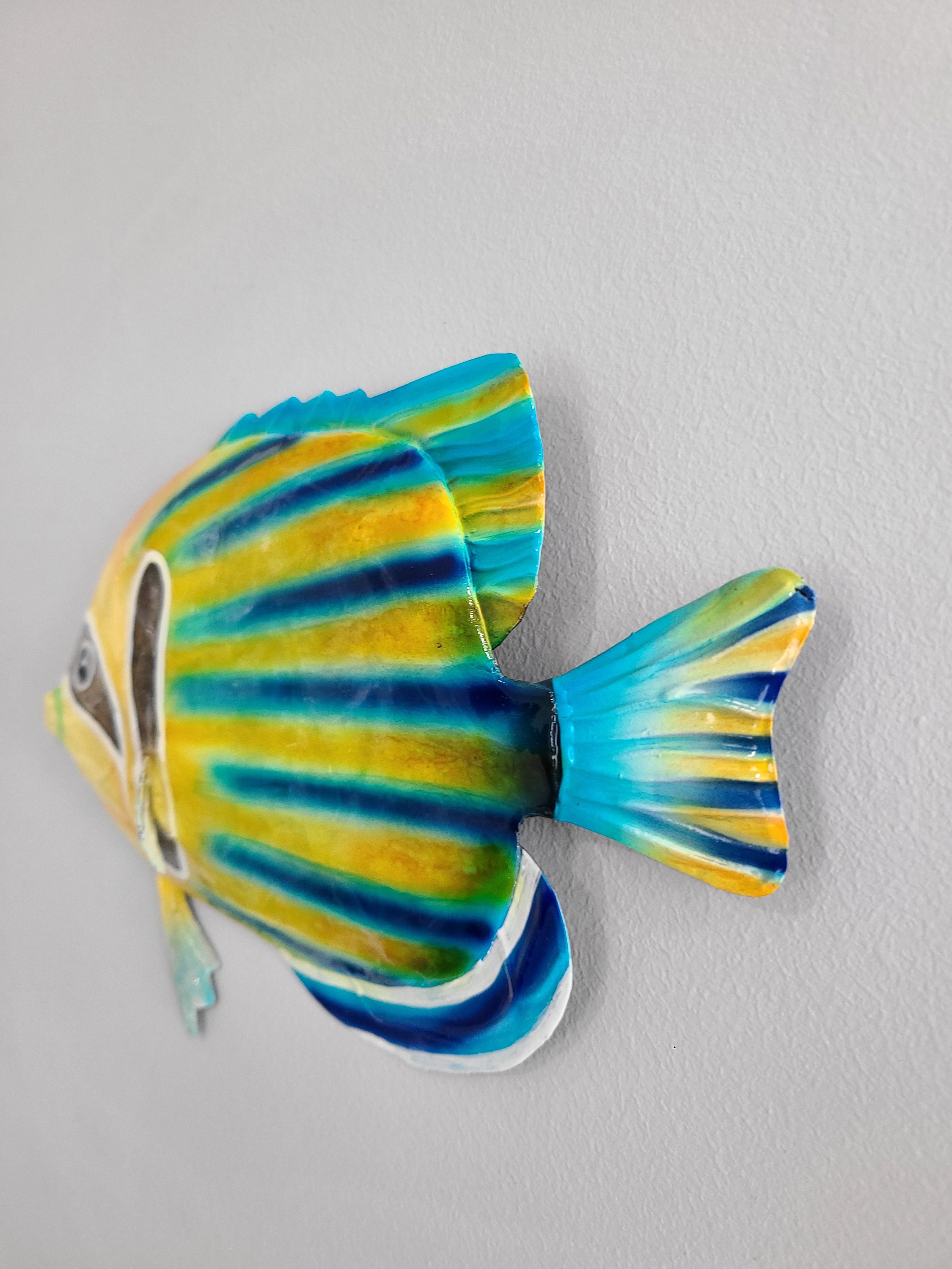 Angelfish Tropical Metal Wall Decor Home Decor Unique Gifts Handmade ...