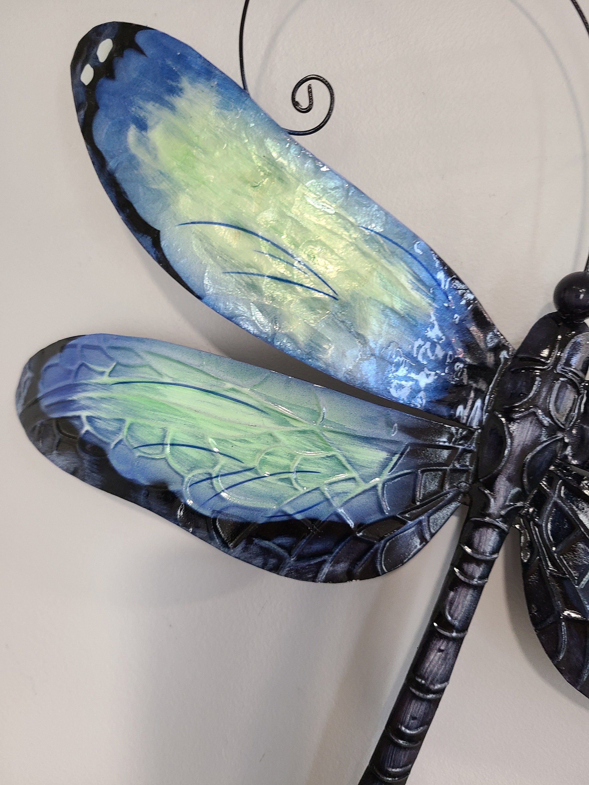 Dragonfly Metal Wall Art Tropical Beach House Decor Made Unique With ...