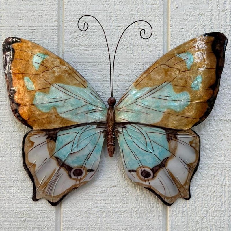 Metal Butterfly Wall Art - Etsy