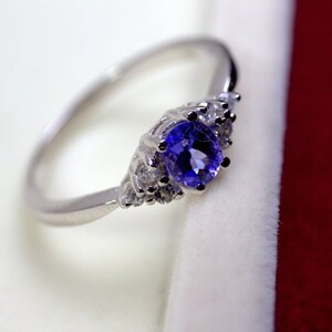 Genuine Tanzanite Ring Natural Tanzanite Ring 14k Gold Tanzanite Ring ...