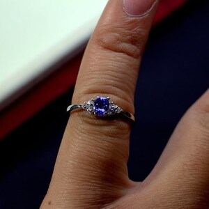 Genuine Tanzanite Ring Natural Tanzanite Ring 14k Gold Tanzanite Ring ...