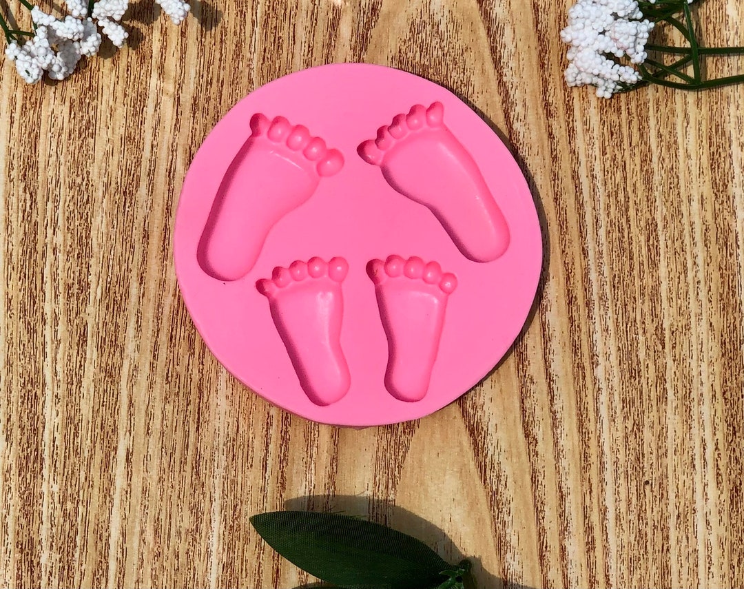 3D Baby Foot Silicone Mold Baby Shower or Gender Reveal - Etsy
