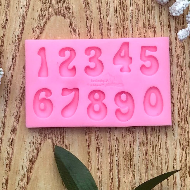 Silicone Number Moulds - Etsy