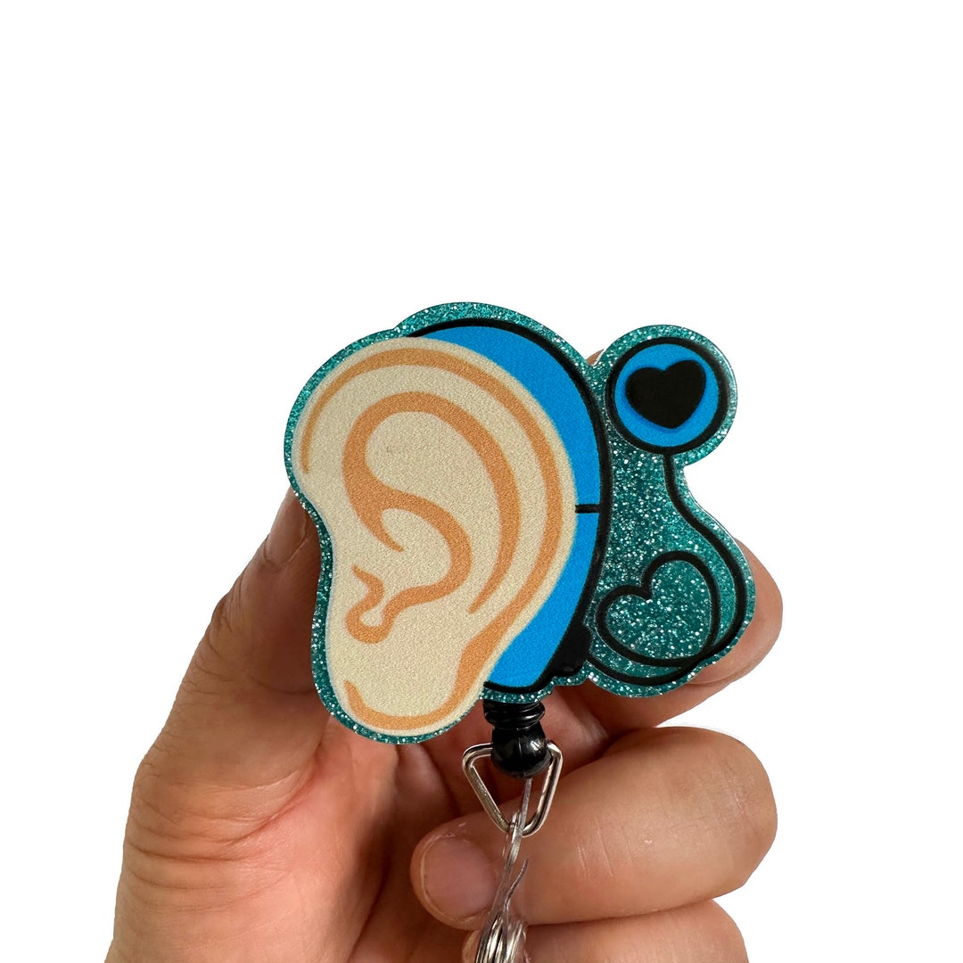 Cochlear Implant Retractable Badge Reel, Audiologis, Hearing Aid ...