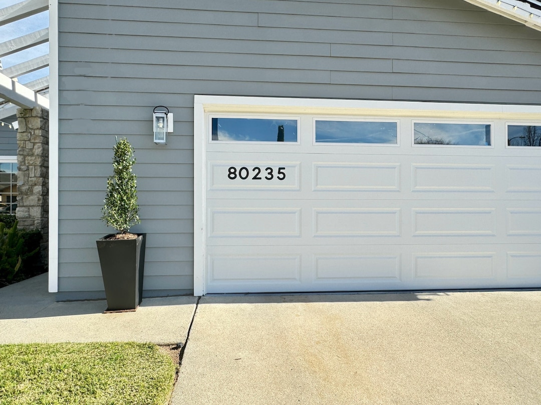 Magnetic House Numbers: Heavy Duty Garage Door Numbers, Weather ...