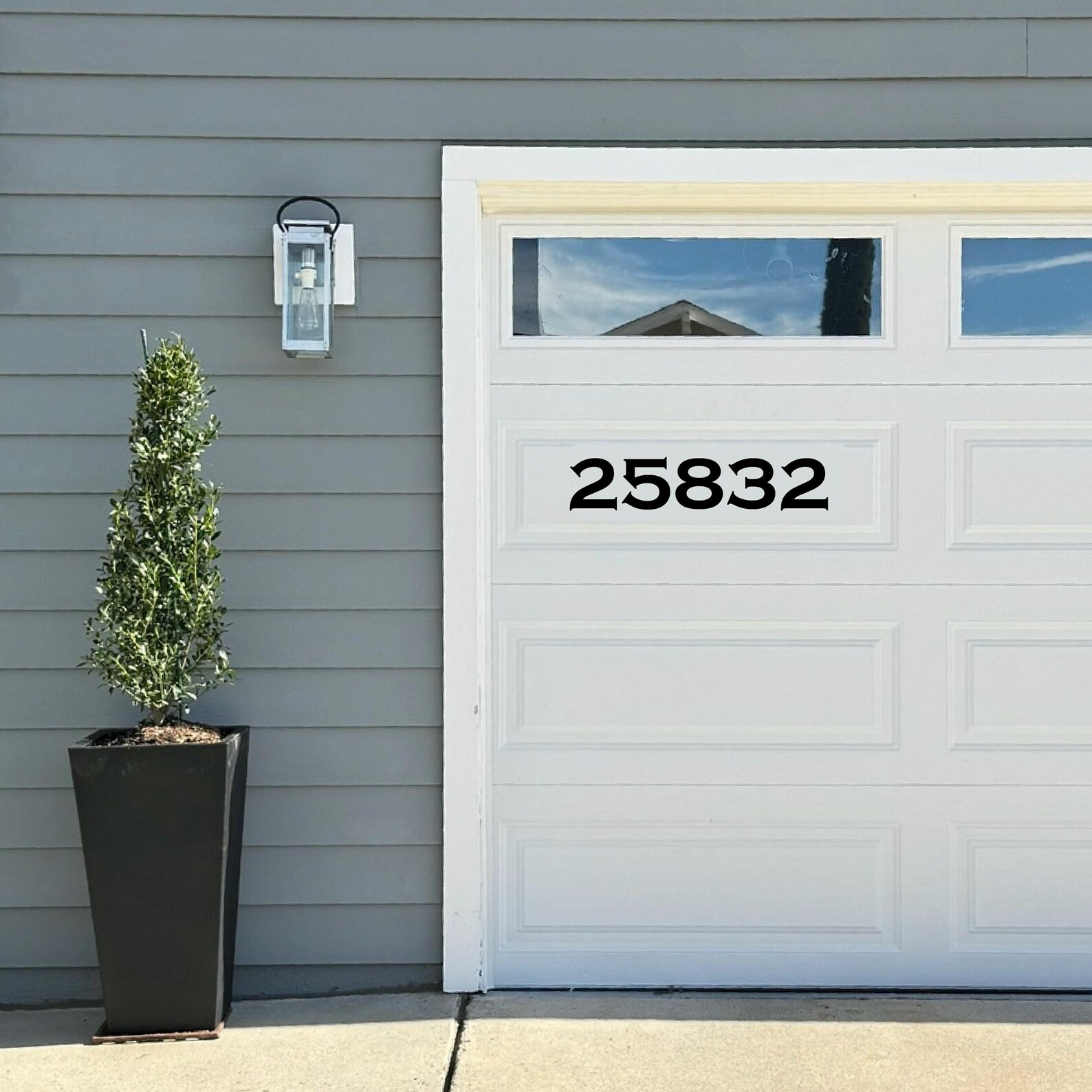 Custom Lightweight Vinyl Magnetic House Numbers: Garage, Door, Mailbox ...