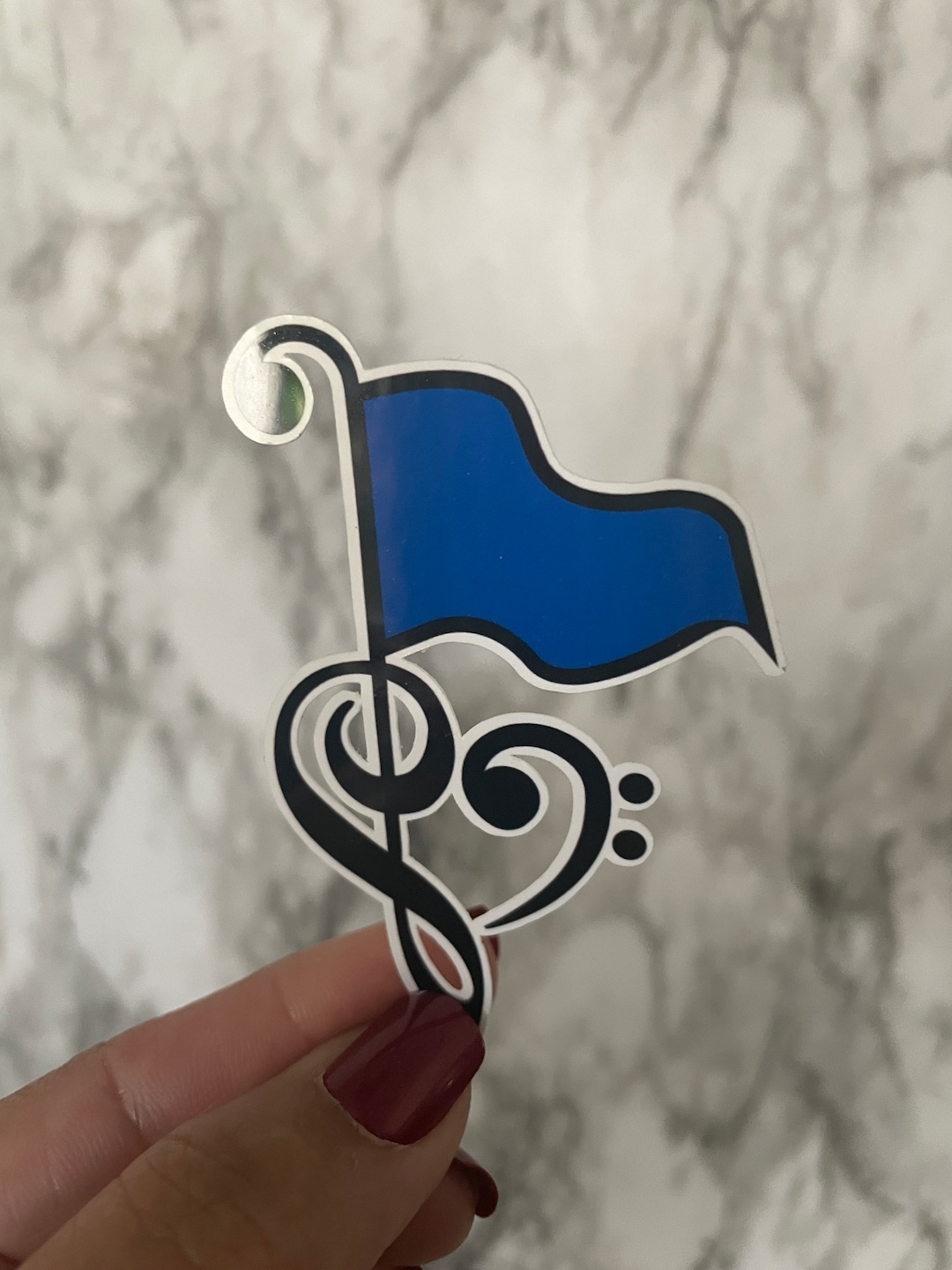 Color Guard Marching Band Sticker, School Colors Marching Band Stickers ...