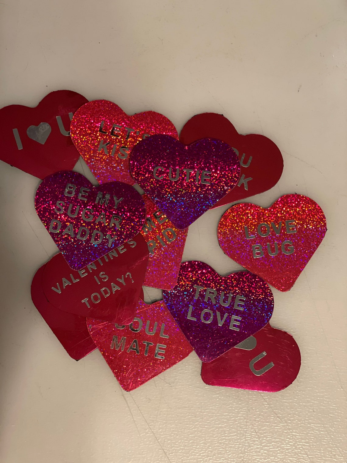 Personalized Conversation Candy Hearts Fridge Magnets Hot | Etsy