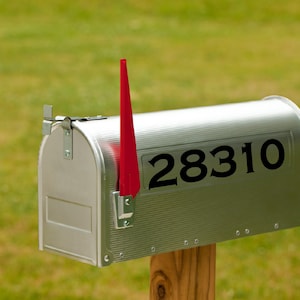 Custom 4 Inches Magnetic Mailbox Numbers - Personalized Home Address ...