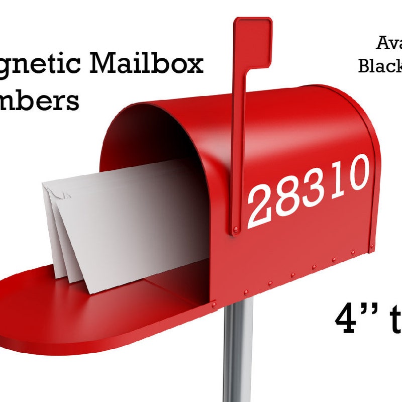 Mailbox Letters and Numbers - Etsy